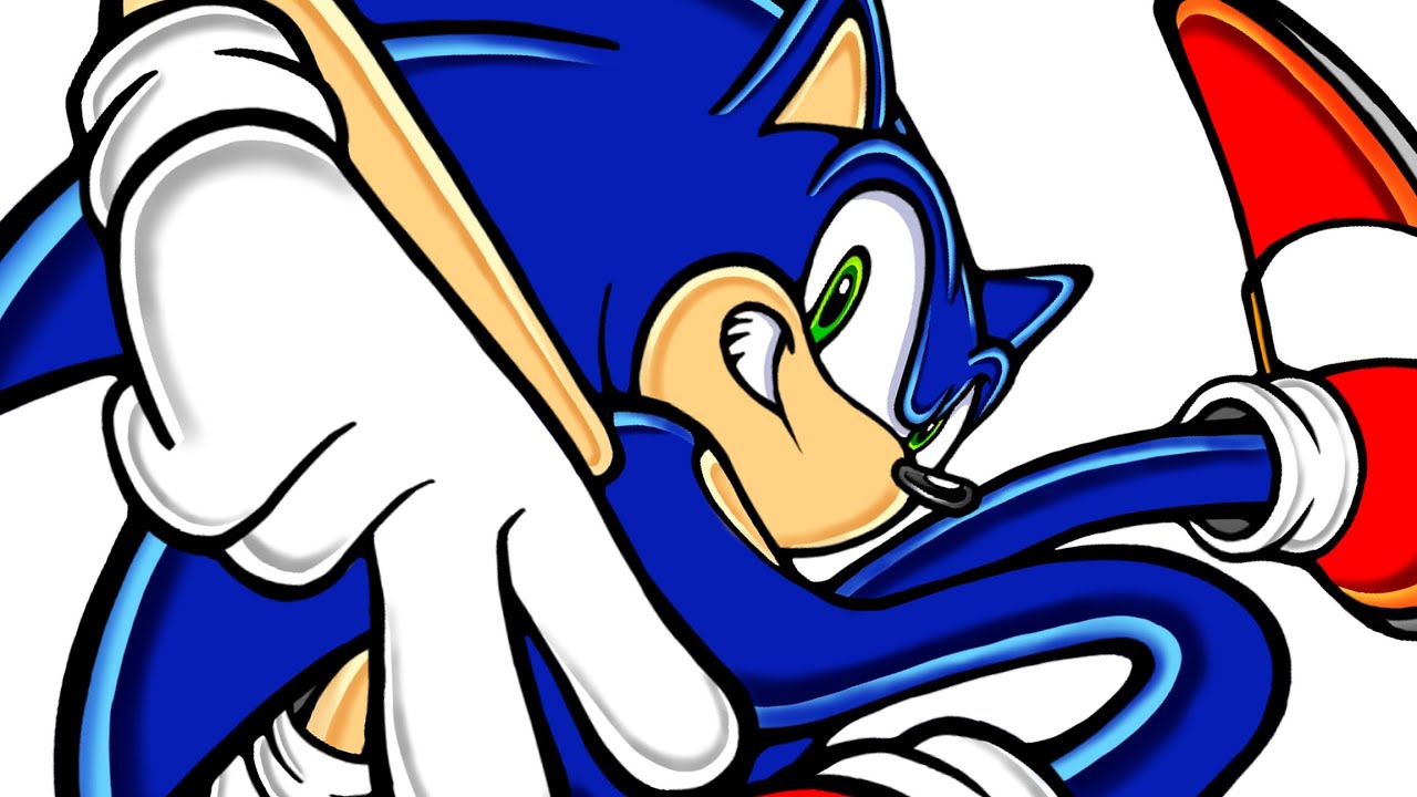 Yuji Uekawa Sonic adventure style (timelapse) - YouTube