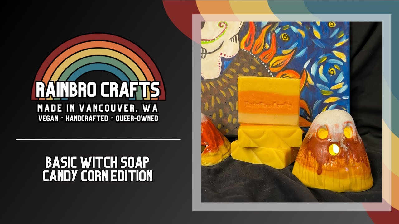 Making Candy Corn Soap 🍬🧼🌽 - YouTube