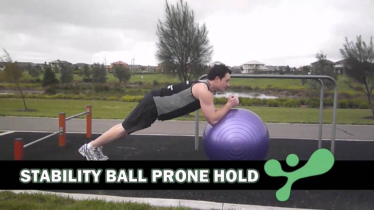 Stability Ball Prone Hold - Exercise of the Week.mp4 - YouTube