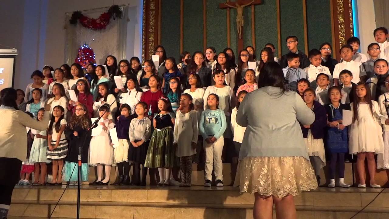 Holy Family Children's Choir singing "Someday at Christmas" - YouTube