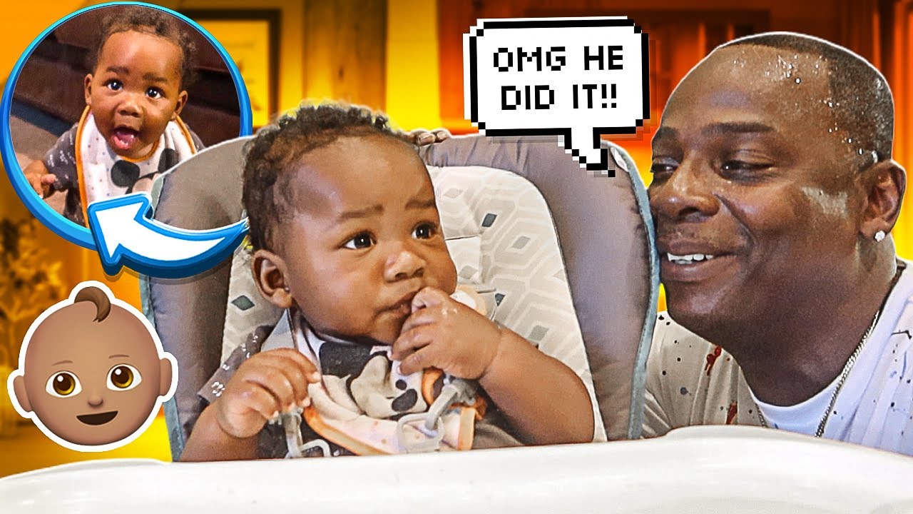 MY 7 MONTH OLD SON STOOD UP TODAY**CRYER FAMILY SON 1ST STEPS** - YouTube