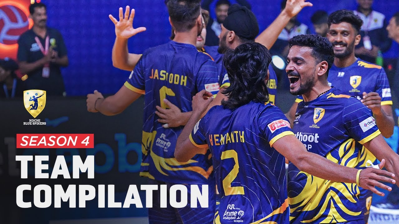 Kochi Blue Spikers Team Compilation | Prime Volleyball League | Season ...