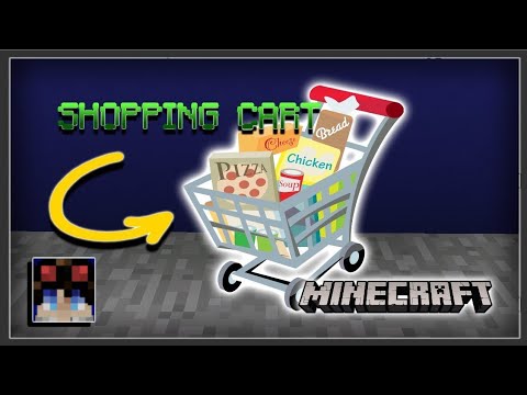 Minecraft PE: How to make a Shopping Cart - YouTube