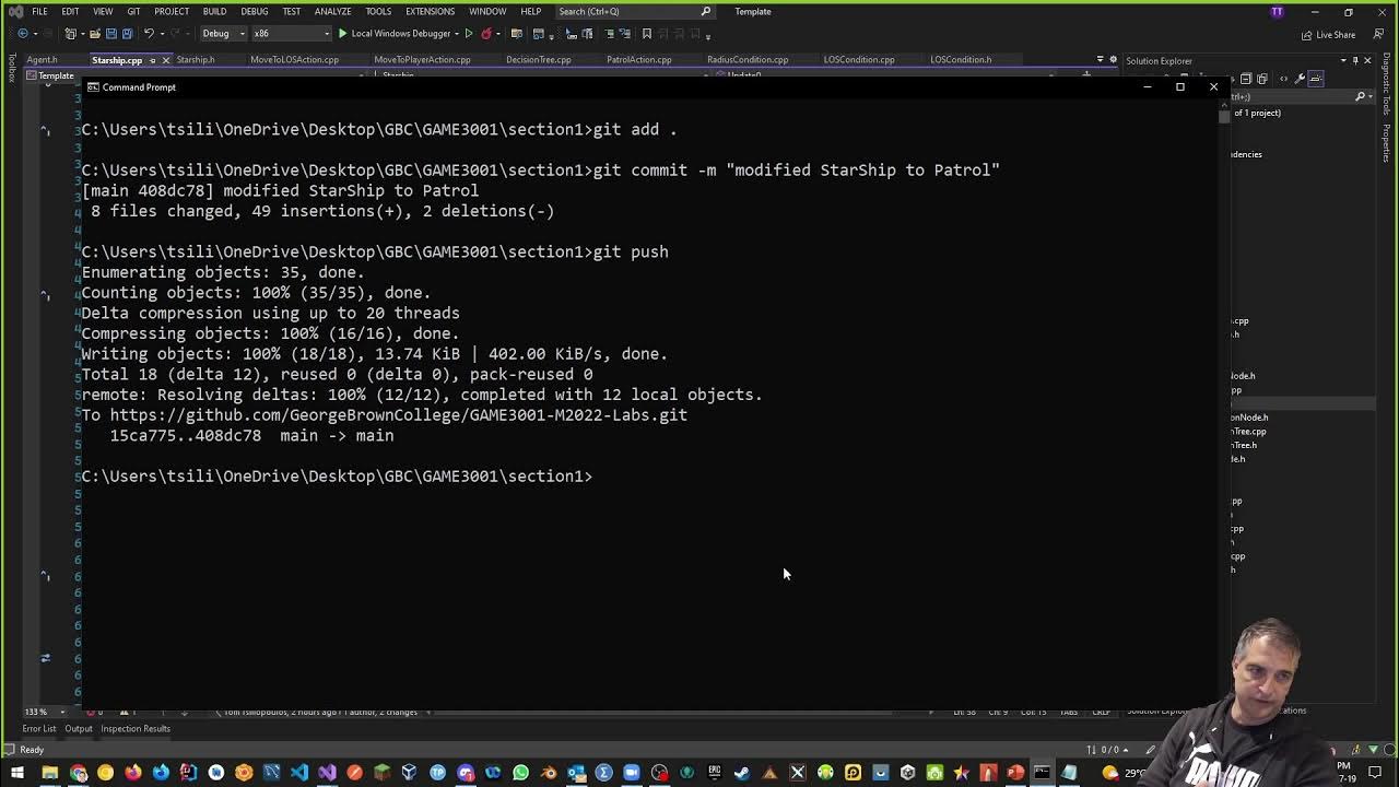 Game3001 M2022 Week 11 Part 1 Lab 71 Youtube