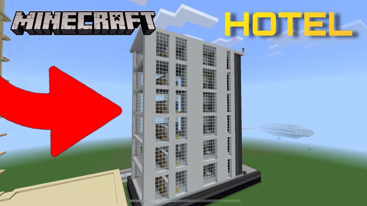 How to make a massive hotel in Minecraft in 67 minutes - YouTube