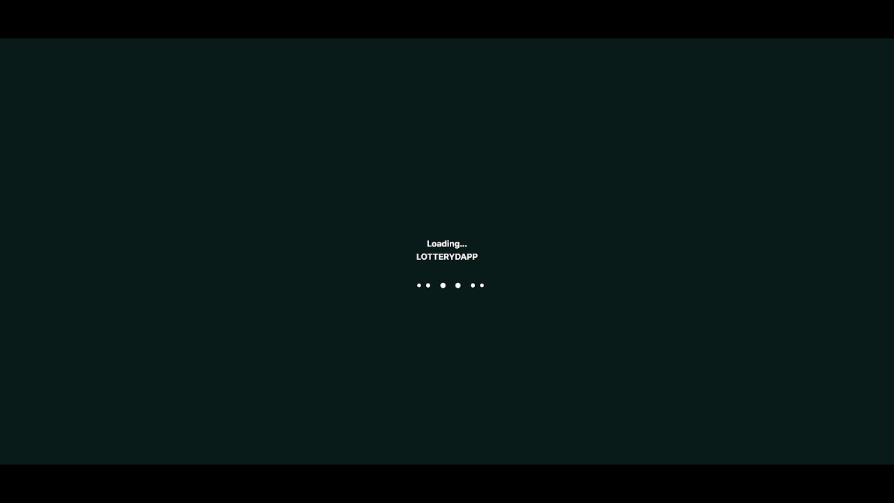 Lottery Dapp Project Web3 Project Youtube