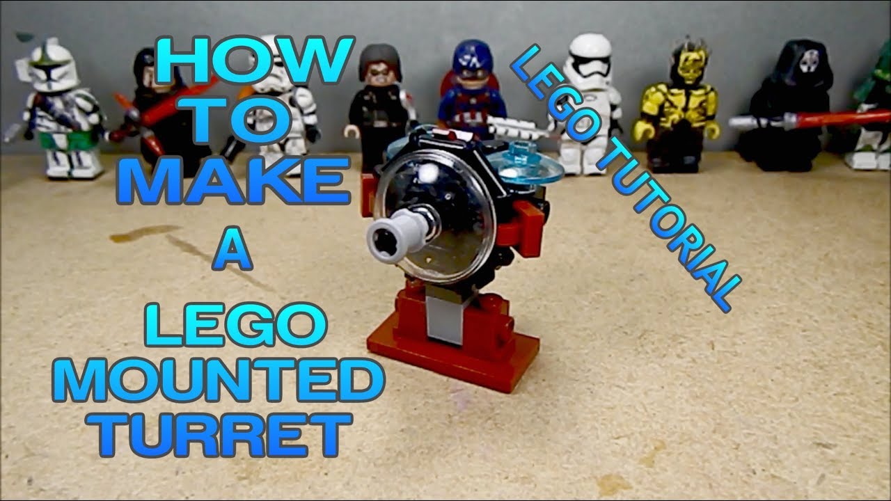 How to Make a LEGO Mounted Turret [Tutorial] - YouTube