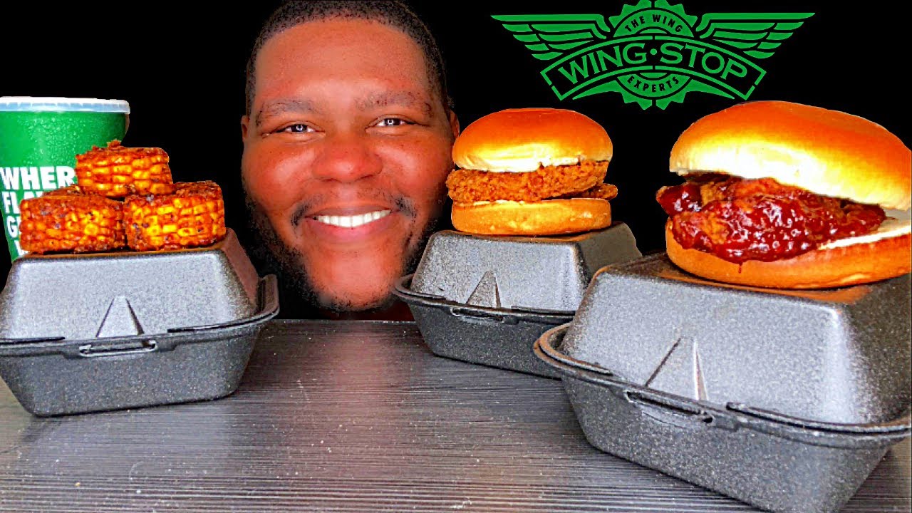 WINGSTOP GOT ME EATING MEAT AGAIN!!!😳 | WINGSTOP CHICKEN SANDWICH ...