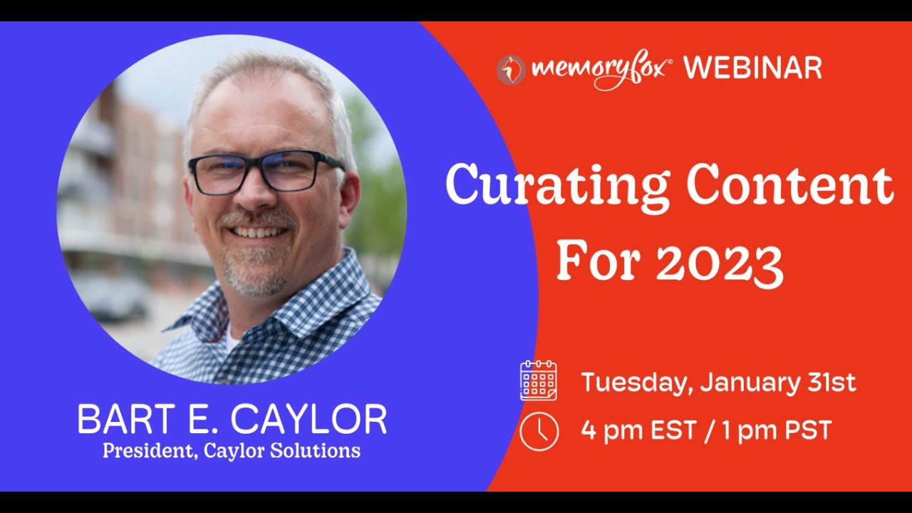 Curating Content for 2023 with Bart E. Caylor - YouTube