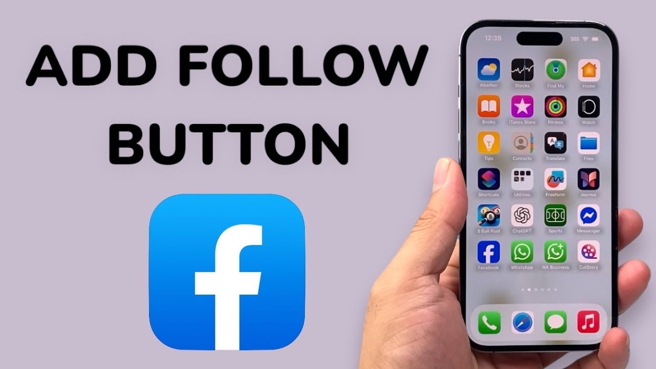 How To Add Follow Button On Facebook Account? - YouTube