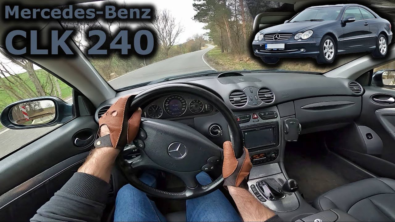 2003 Mercedes Benz CLK 240 (C209) | POV test drive - YouTube