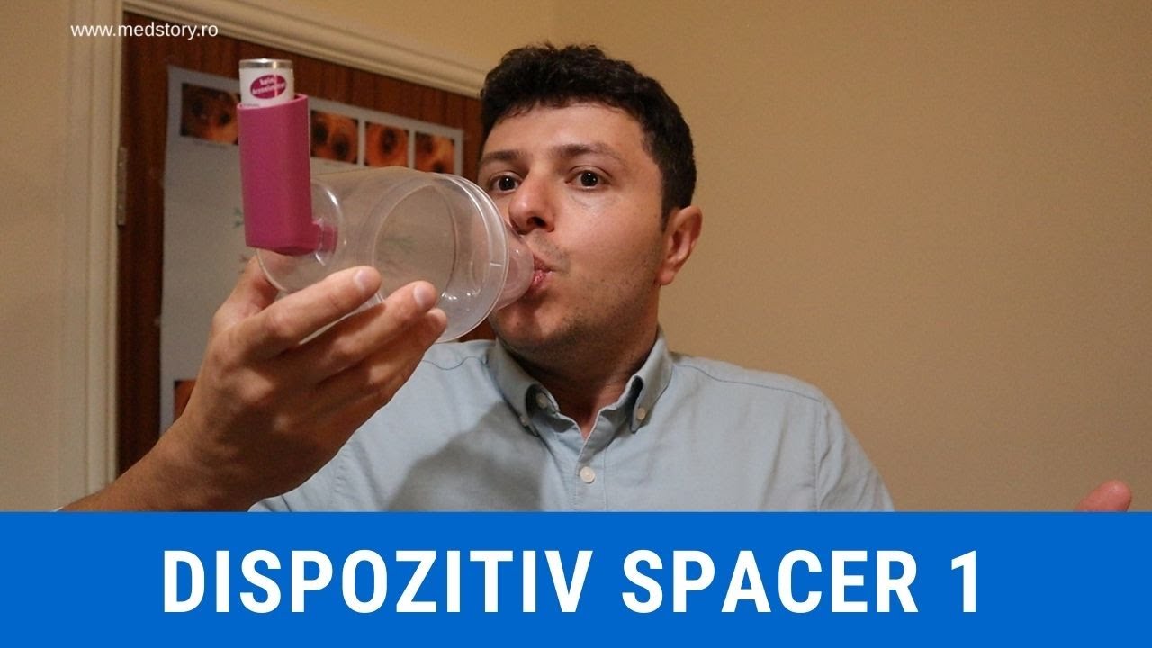 Dispozitiv spacer Volumatic pentru inhalator (spray pentru respirație ...