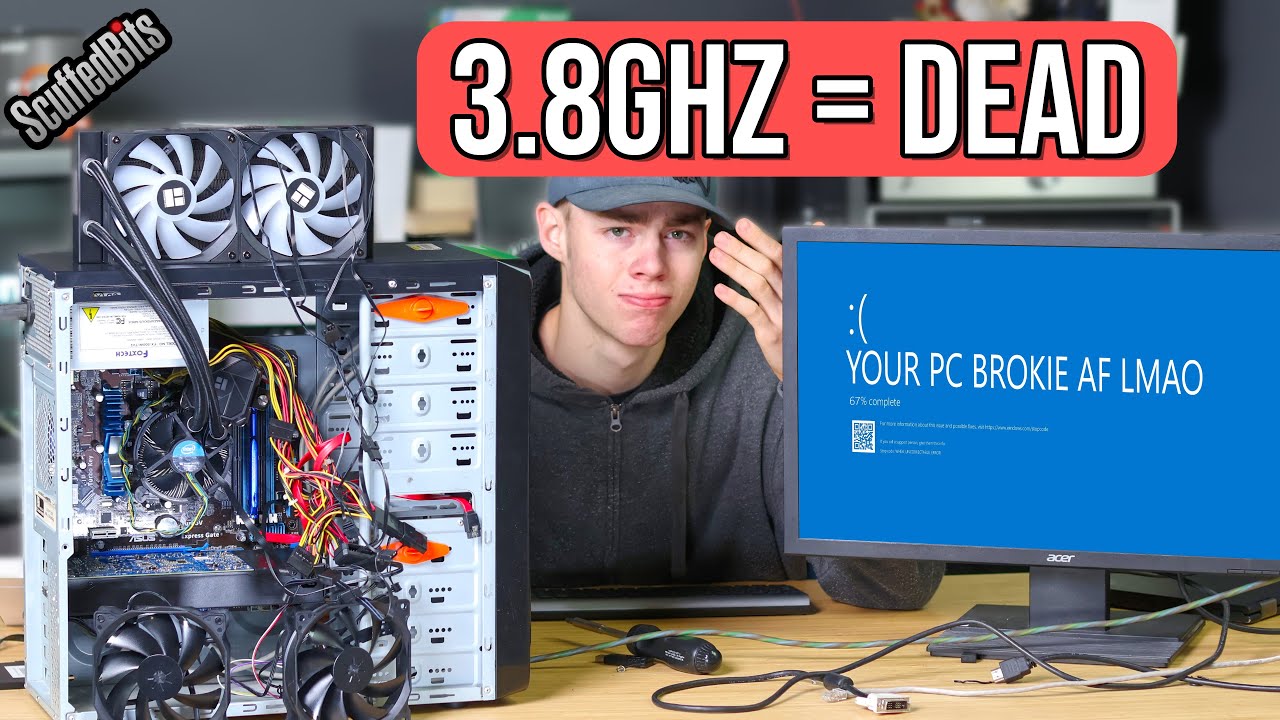 Overclocking and Water Cooling the $10 PC (It's broken) - YouTube