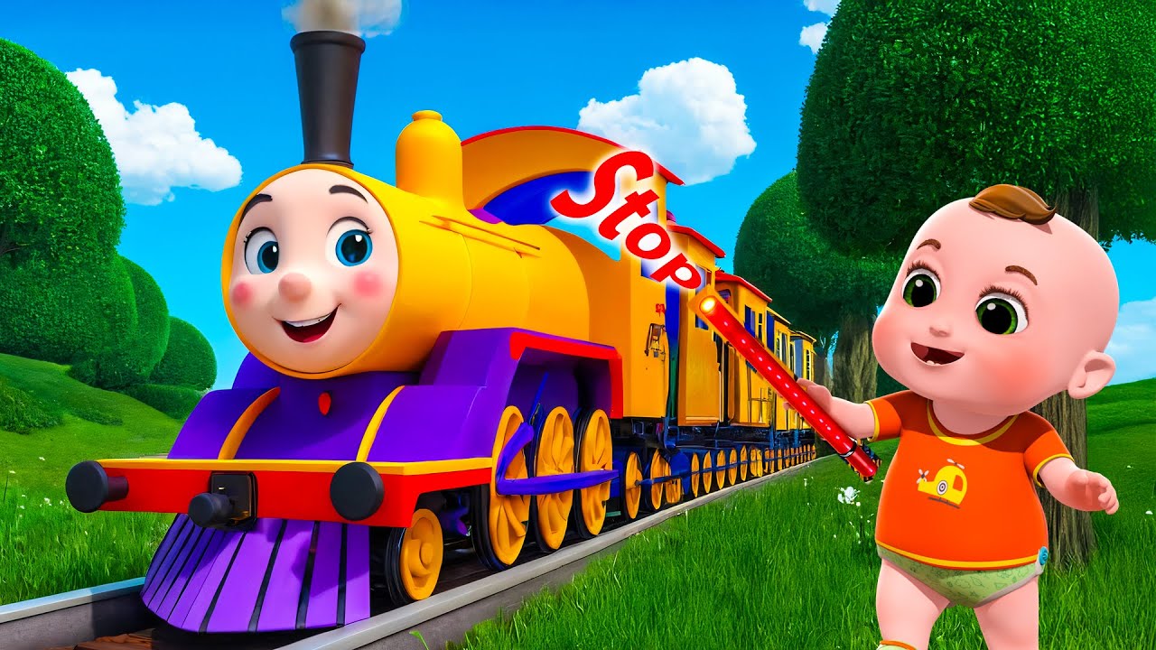 Wheels On The Train New Compilation | Animals Farm Song | Nursery ...