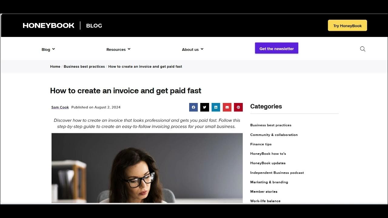 🔥 How to Create Invoices and Contracts on HoneyBook - YouTube