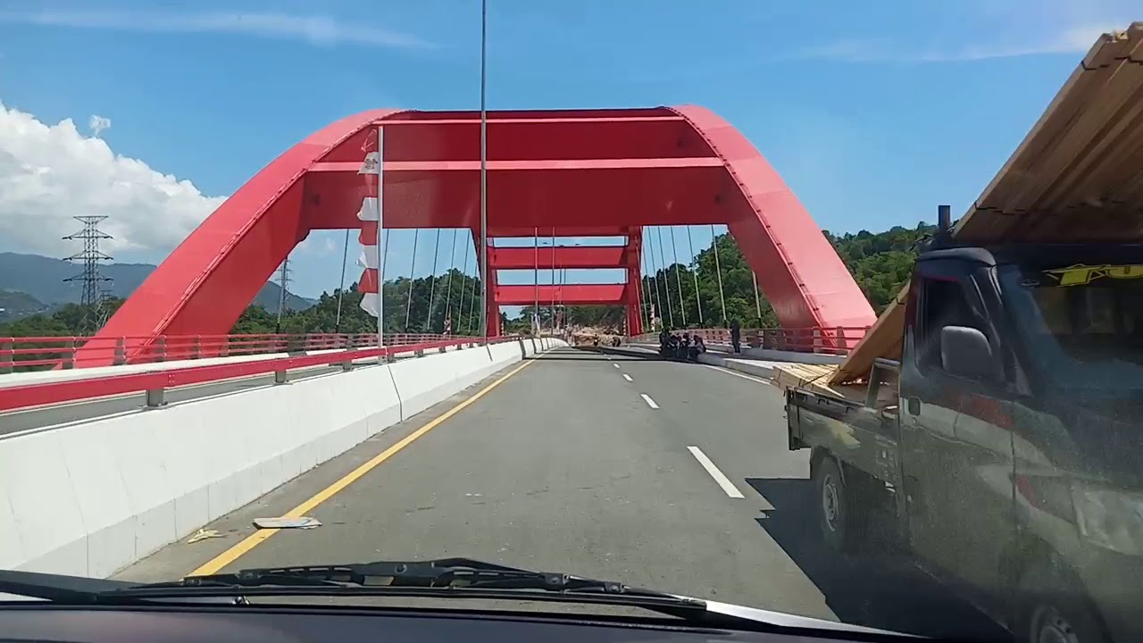 Jembatan merah jalan alternatif - YouTube
