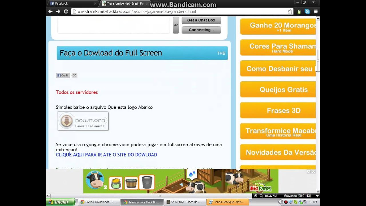 como baixar o transformice fullscren atualizado - YouTube