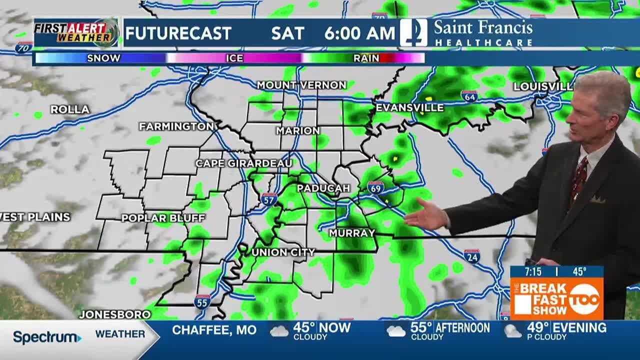 First Alert: Mild temps, scattered rain through tonight - YouTube