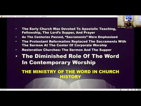 The Ministry Of God's Word - YouTube