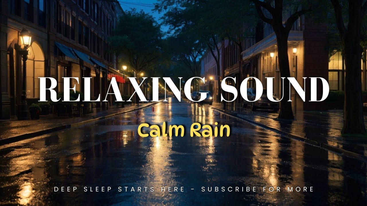 Spiritual Rain Drop Meditation | Calming Background Ambiance for ...