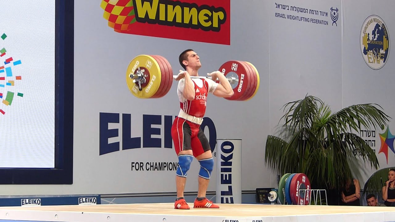 European Weightlifting Championships 2014 Ivan Markov 210 C&J - YouTube