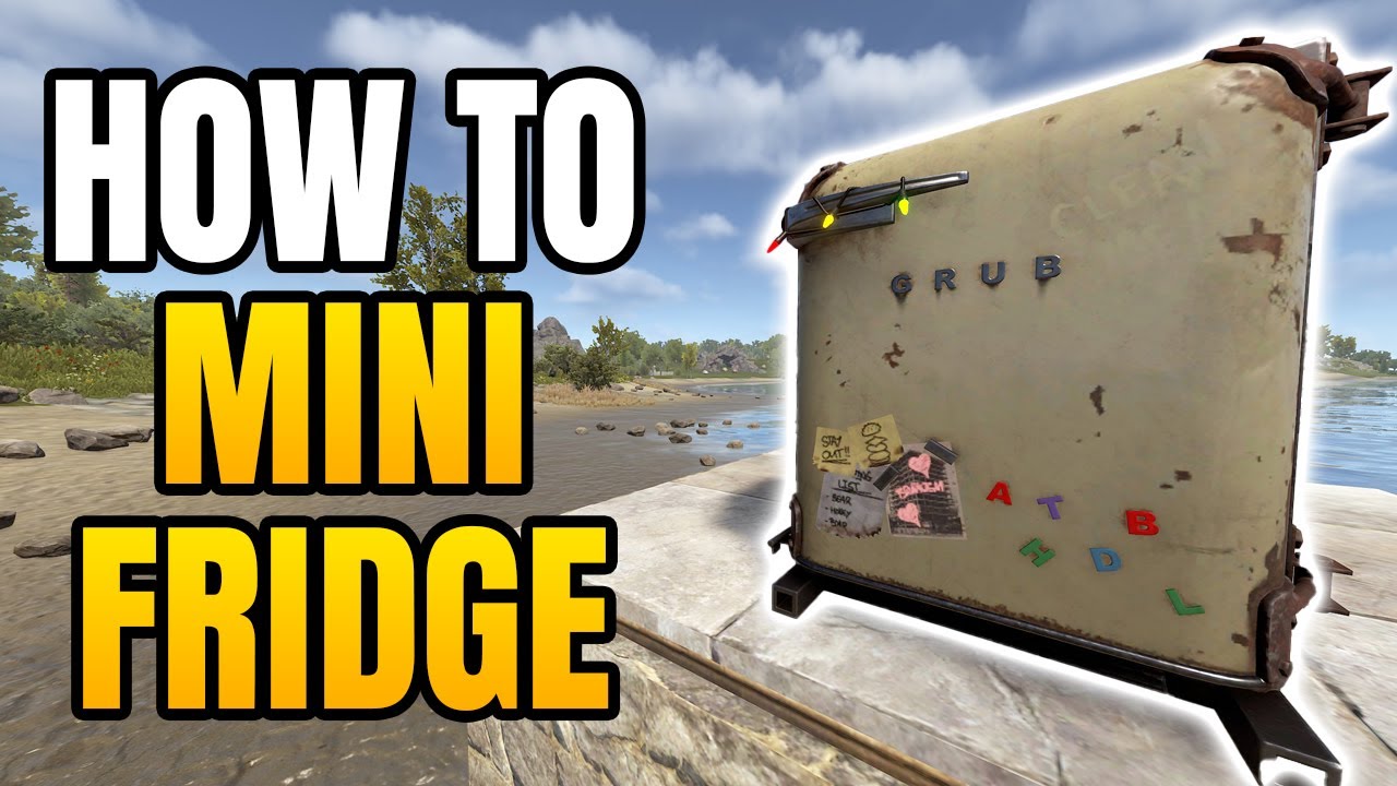How To Get And Use The Mini Fridge In Rust - YouTube