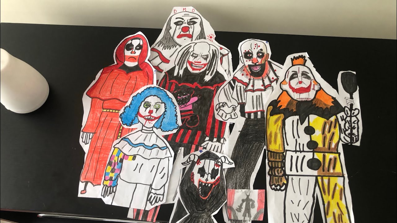 Mostrando mis dibujos de la deep web parte 1 - YouTube