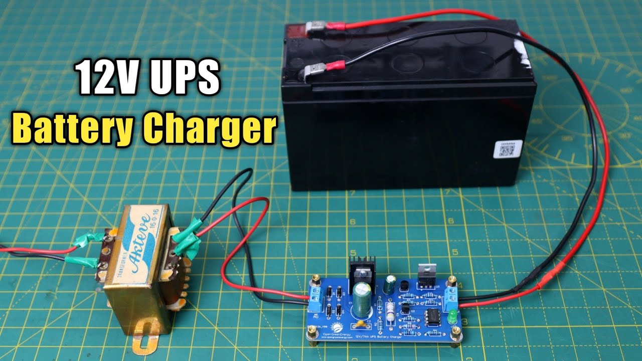 How To Make A 12V Lead Acid Battery Charger With CC CV PCB For 12V