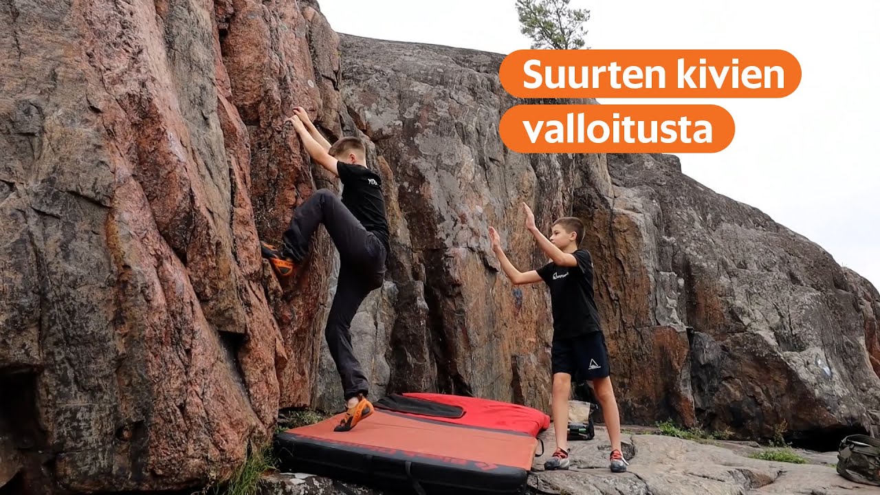 Kiipeilyä ilman köysiä – tätä on boulderointi - YouTube