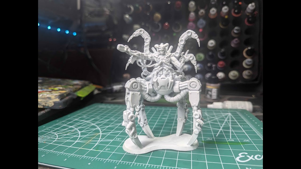 Resting Lich Face- Live Paint: Painting the Iron Lich from Heroscape ...