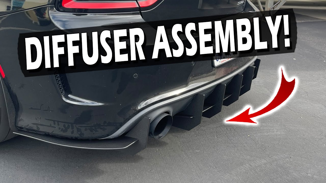 Charger 15-23 Stealth Diffuser Assembly Guide | ZL1 Addons - YouTube
