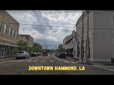 Dash Cam Tour | Discover Downtown Hammond, Louisiana - YouTube
