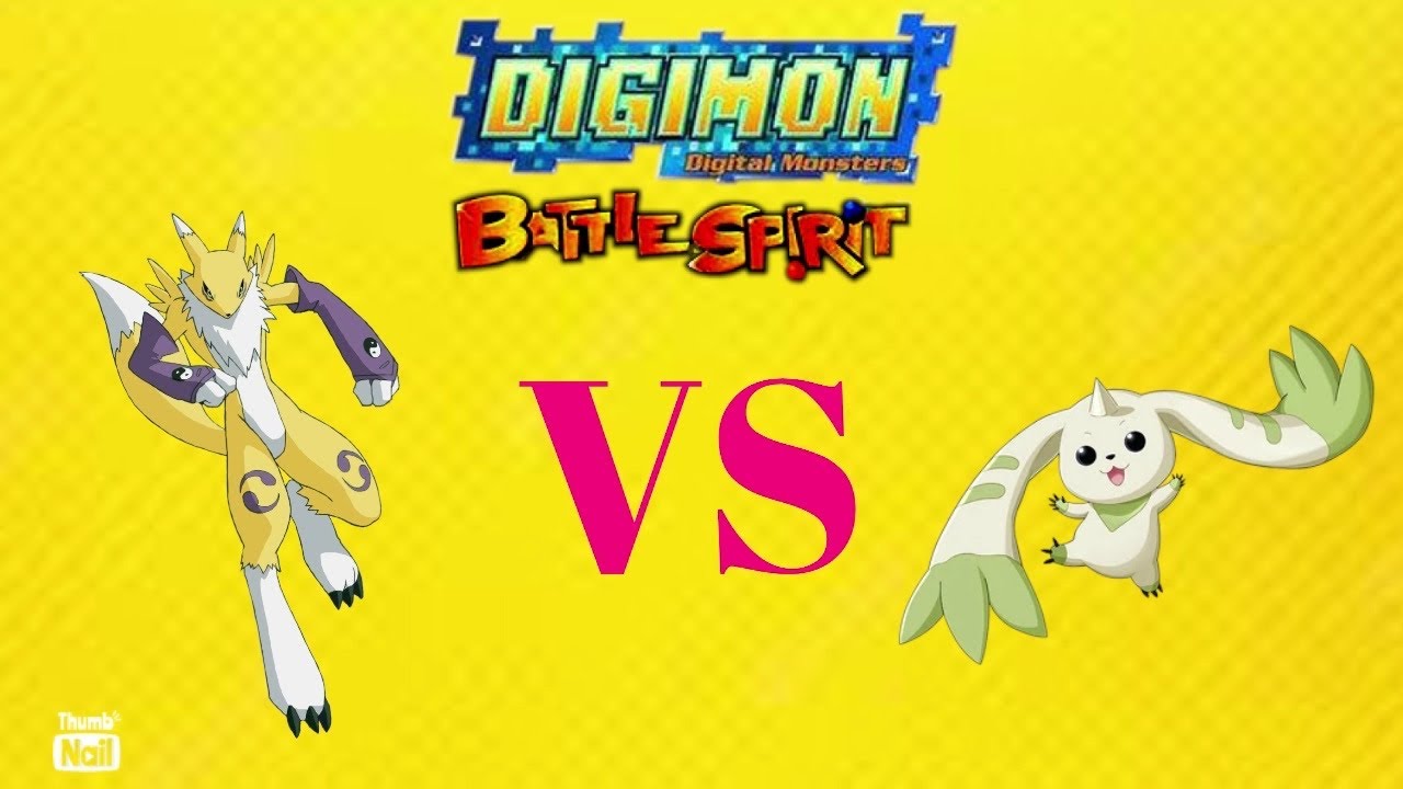 Digimon Battle Spirit - Renamon vs Terriermon - YouTube