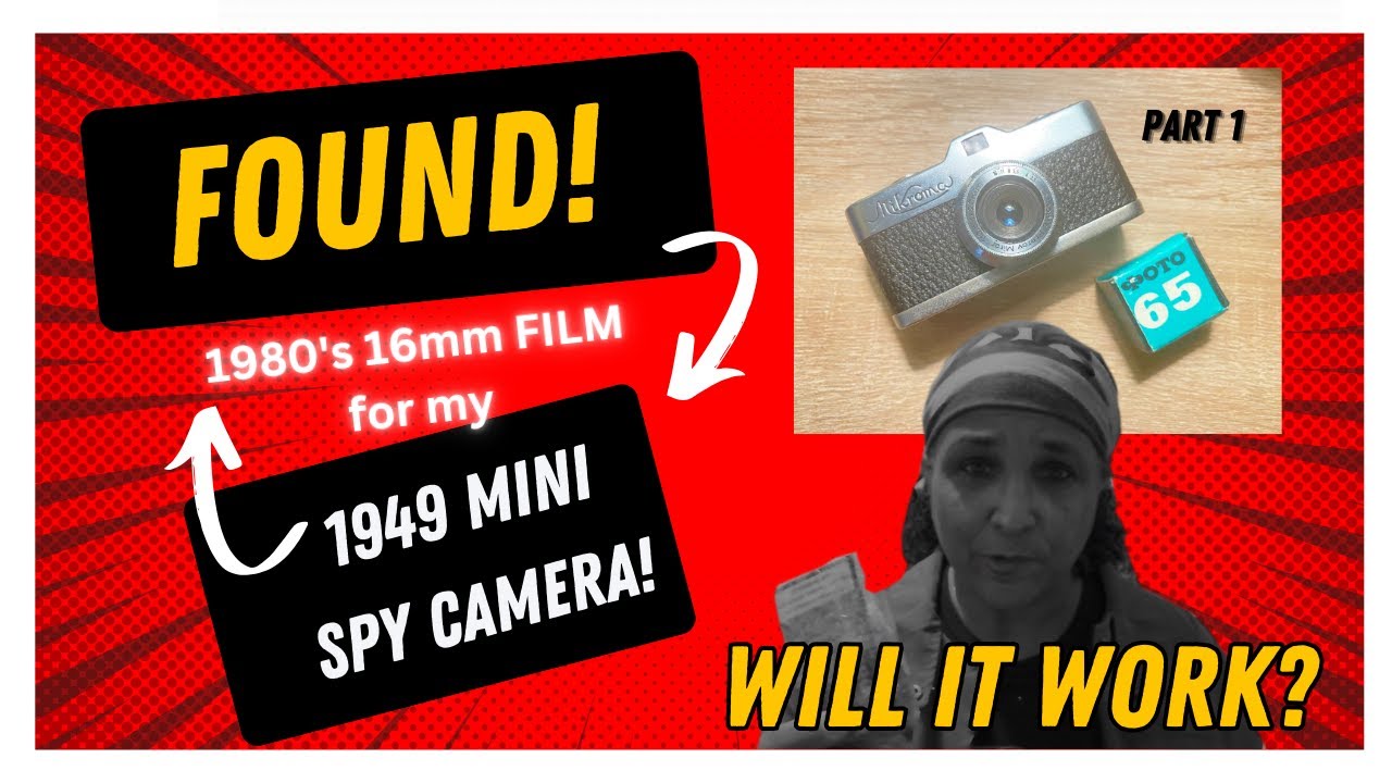 Capturing Life through the 1949 Mikroma Mini SPY CAMERA, with mini 16mm ...