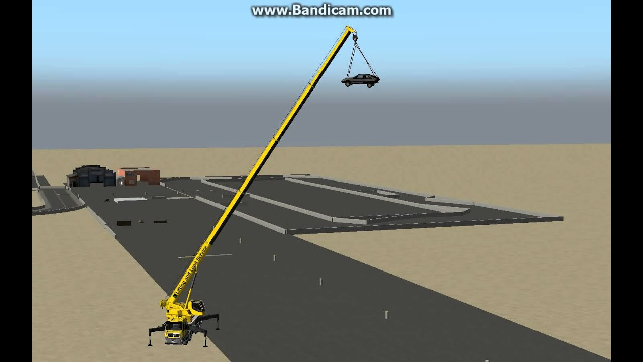 How to Drop Something From a Crane Without it Falling Over - YouTube