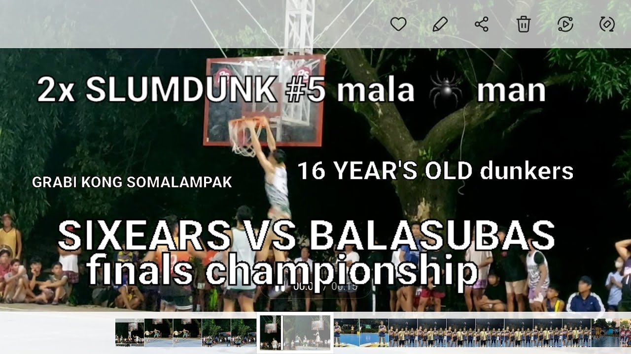 BALASUBAS VS SIXEARS FINALS CHAMPION SHIP NAPAKA INTENSE NG BAKBAKAN ...