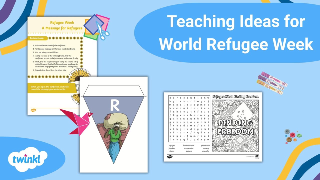 Teaching Ideas for World Refugee Week - YouTube