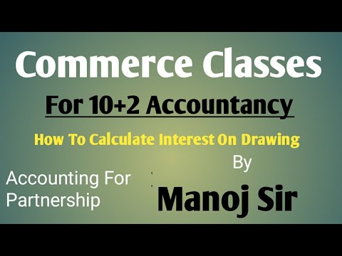How to calculate interest on drawing... - YouTube