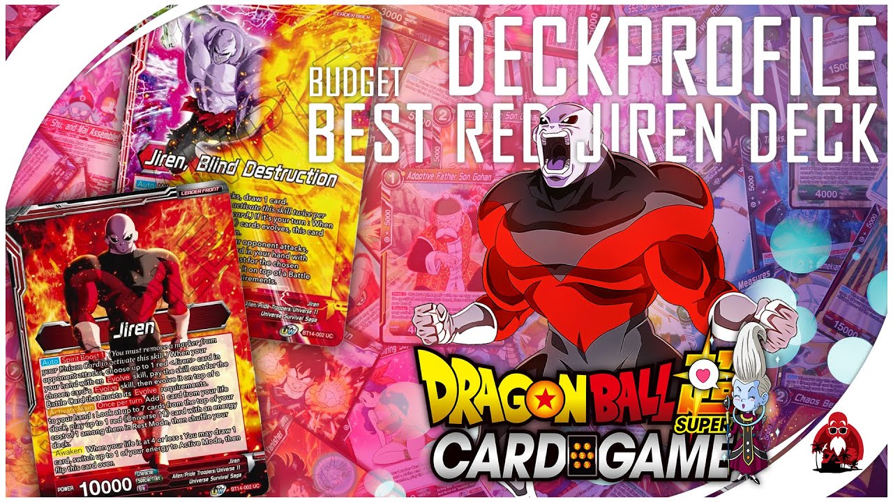 Deckprofile - Budget Best Red Jiren Deck (BT14) - Dragon Ball Super ...