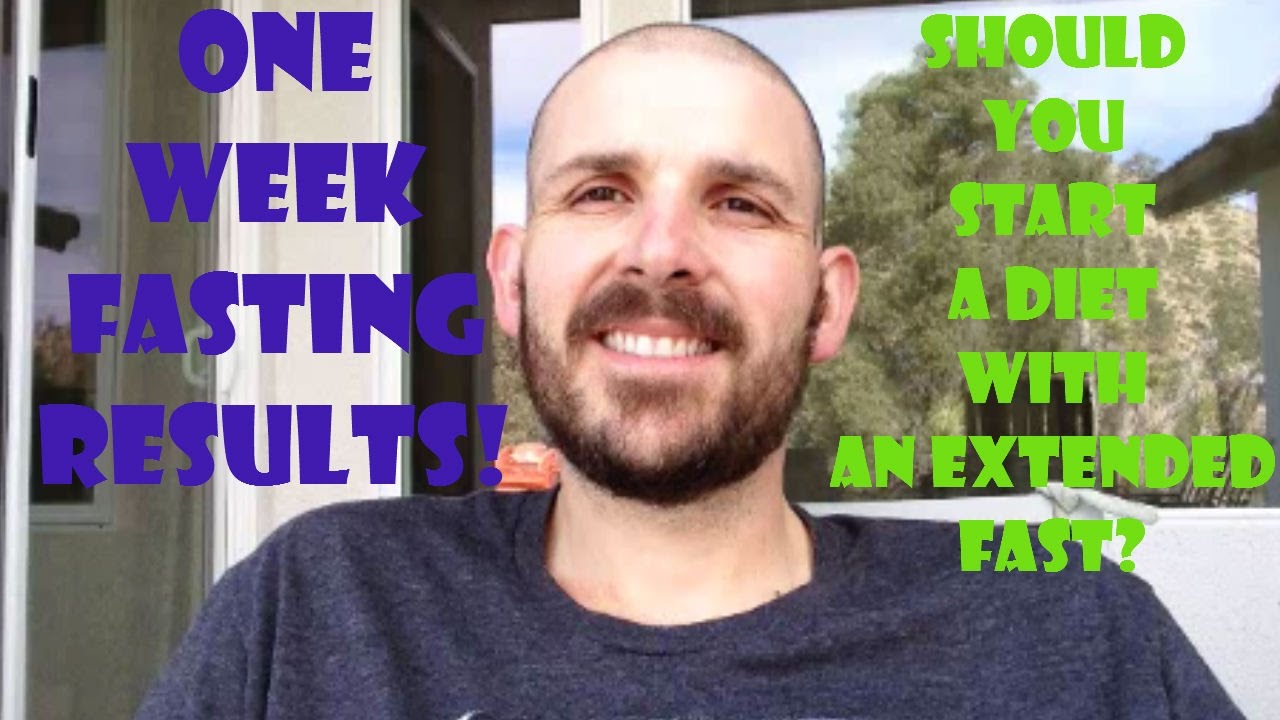 One Week Fasting Weight Loss Results - YouTube