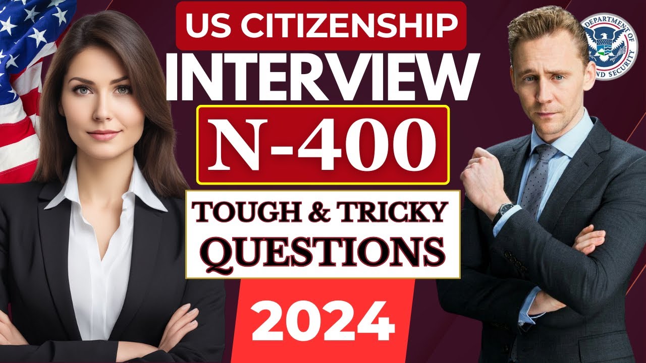 US Citizenship N-400 Naturalization Interview 2024 Questions & Answers ...
