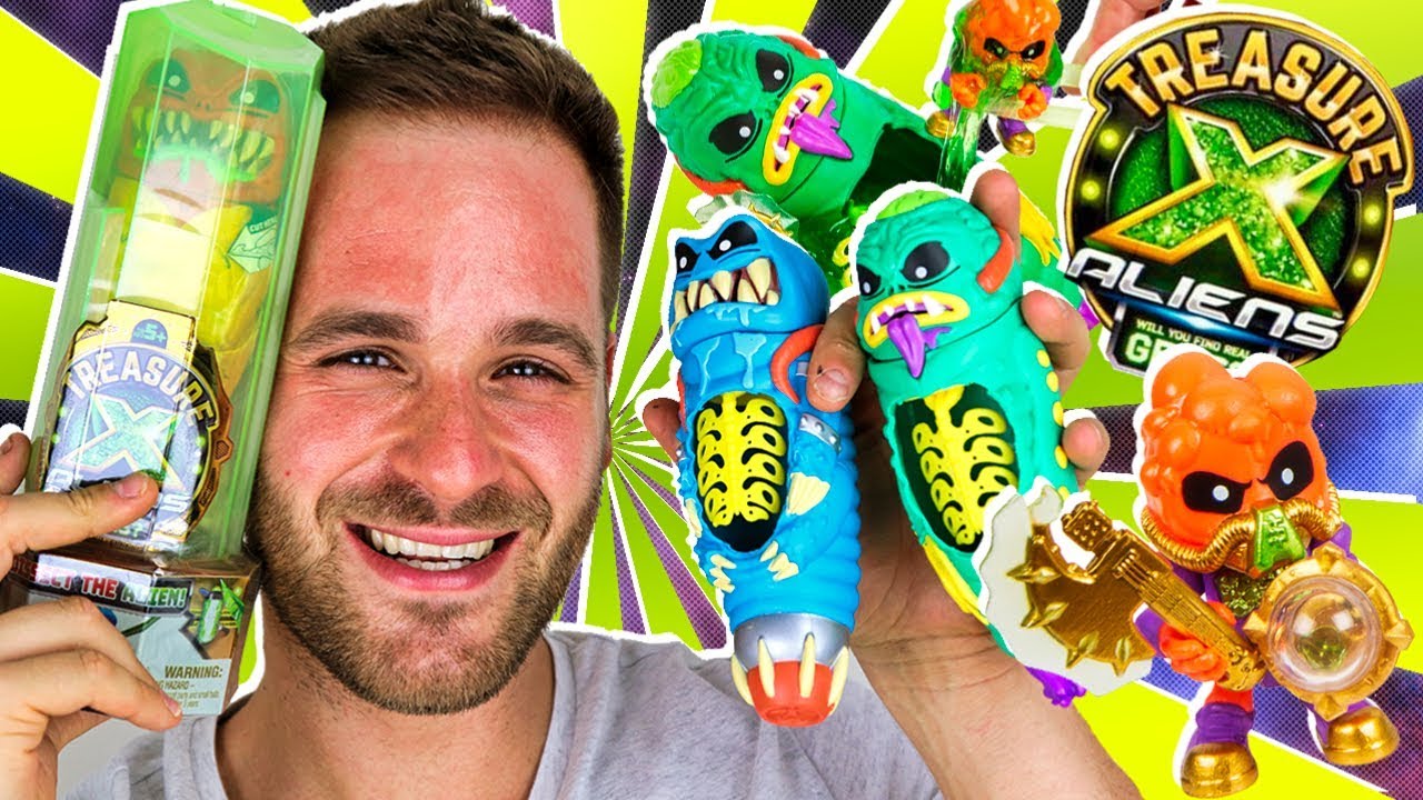 Treasure X Aliens Series 3 UNBOXING 2 PACKS ALIENS en Pe Toys - YouTube