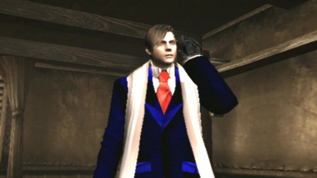 RE4 Leon Blue Stylished PS2 - YouTube