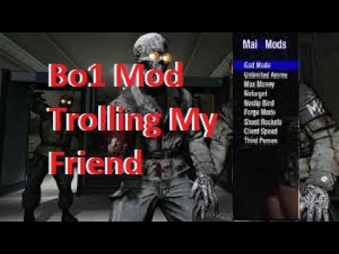 Trolling My Friend | Bo1 Zombie Mod Trolling - YouTube