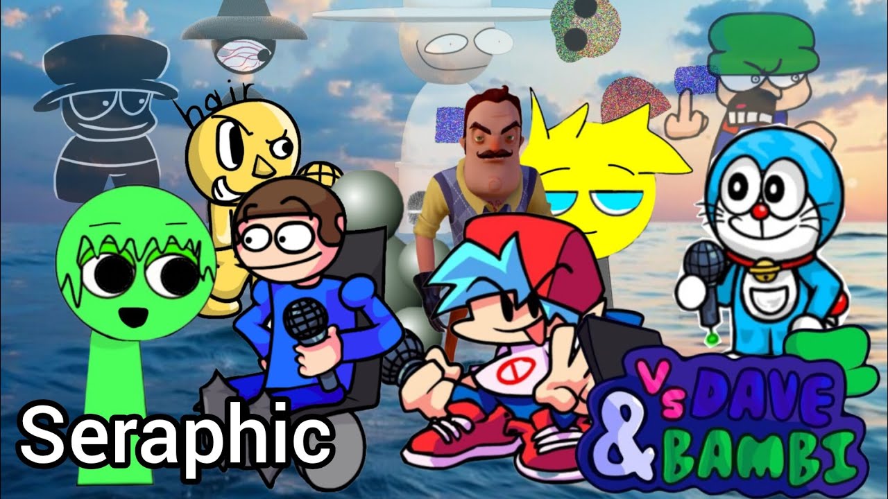 Fnf [Betadciu] Seraphic but everyone sings it !!! - YouTube