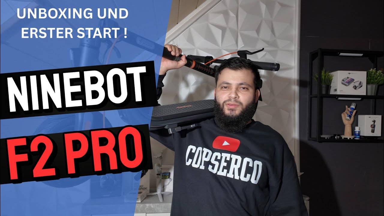 Segway Ninebot F2 Pro Unboxing und Erster Start - YouTube