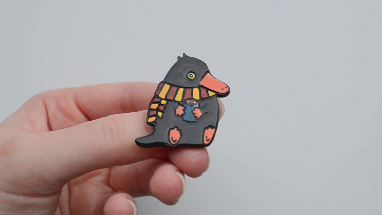 Niffler brooch Fantastic Beasts Fan art Harry Potter pin Fantastic ...