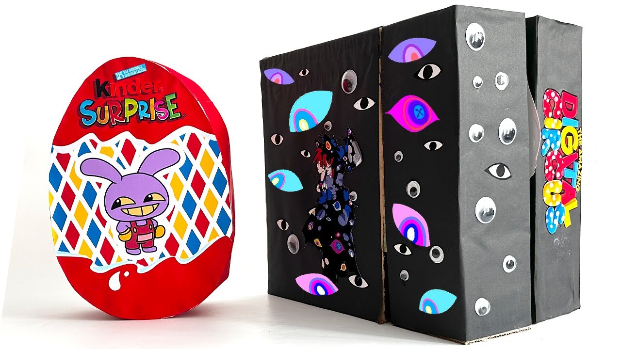 MAKING LEGO The Amazing Digital Circus ABSTRACTED📦 Game BOX 🤡KINDER ...