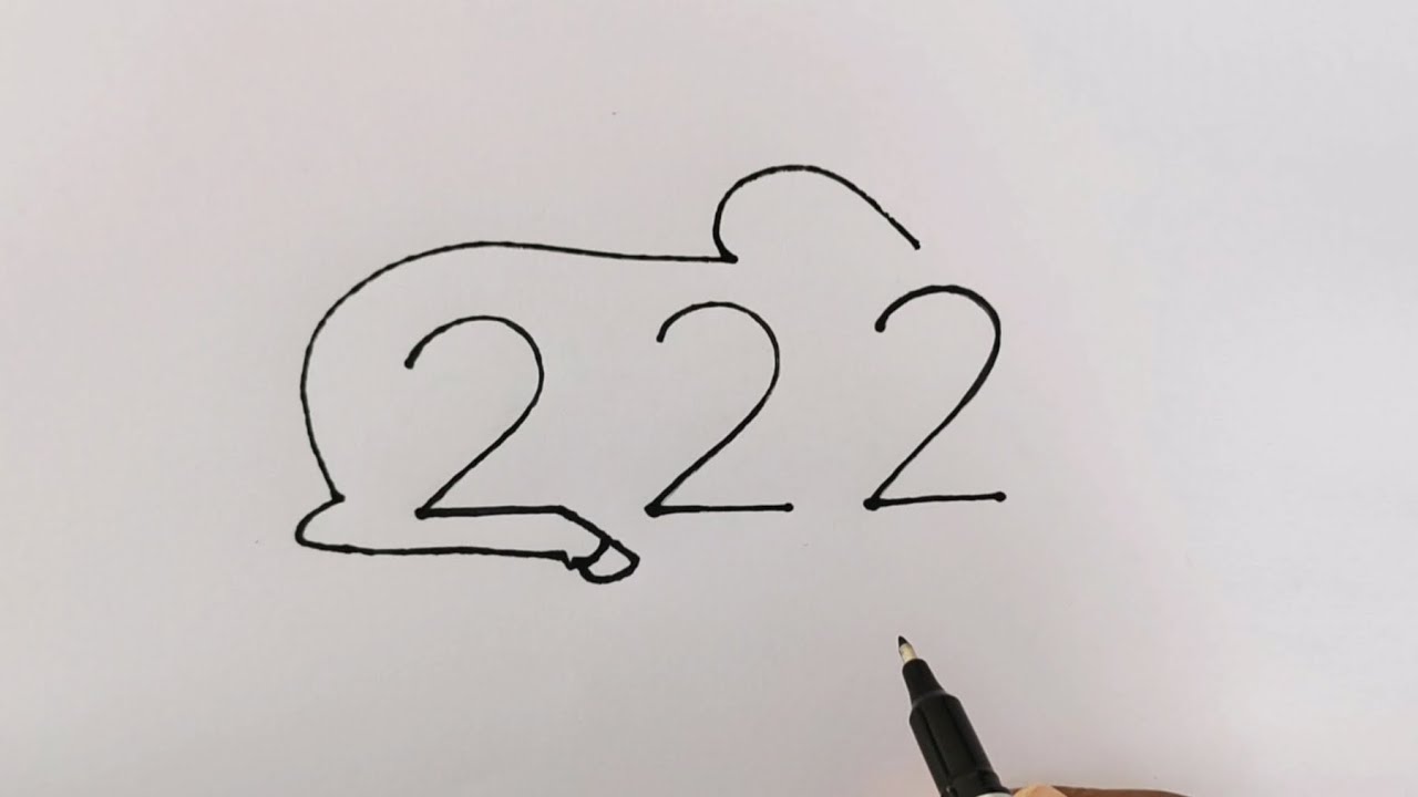 Ox Drawing Used 222 Number | Ox Drawing Tutorial - YouTube