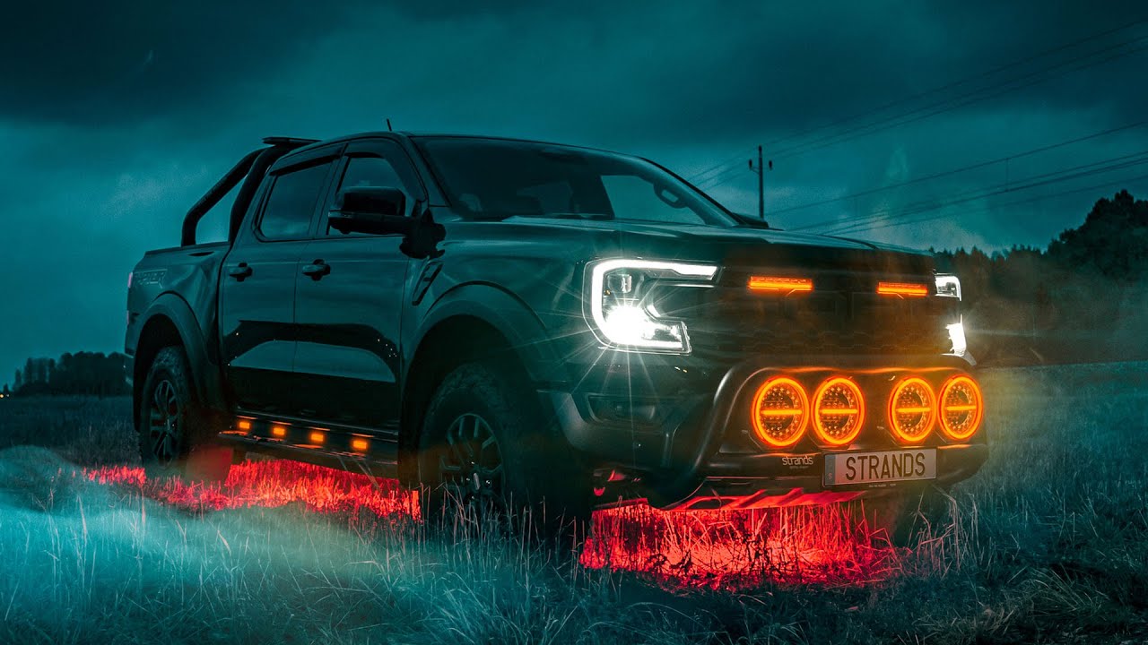 FIREFLY DRIVING LIGHT & UNITY UNDER GLOW - FORD RANGER RAPTOR - STRANDS ...